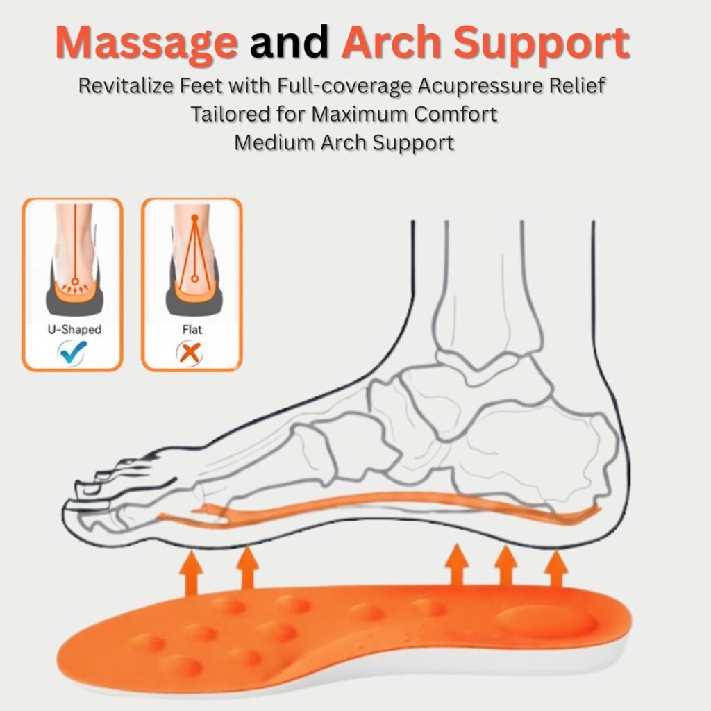 Original Steppers Insoles, 2026 4D Steppers Comfort Boosting Massage ...